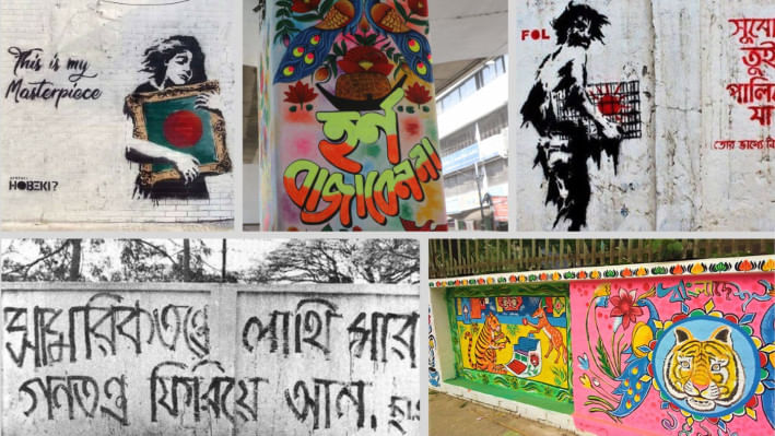 Dhaka wall art | The Daily Star