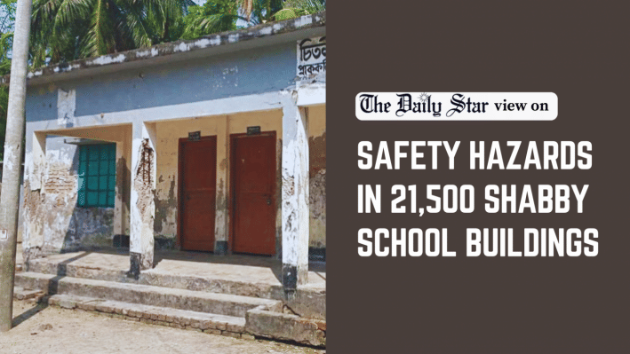 Dilapidated school buildings | The Daily Star
