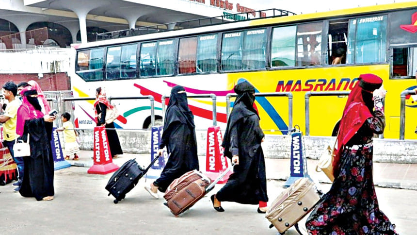 Cost of female migration falls: study | The Daily Star
