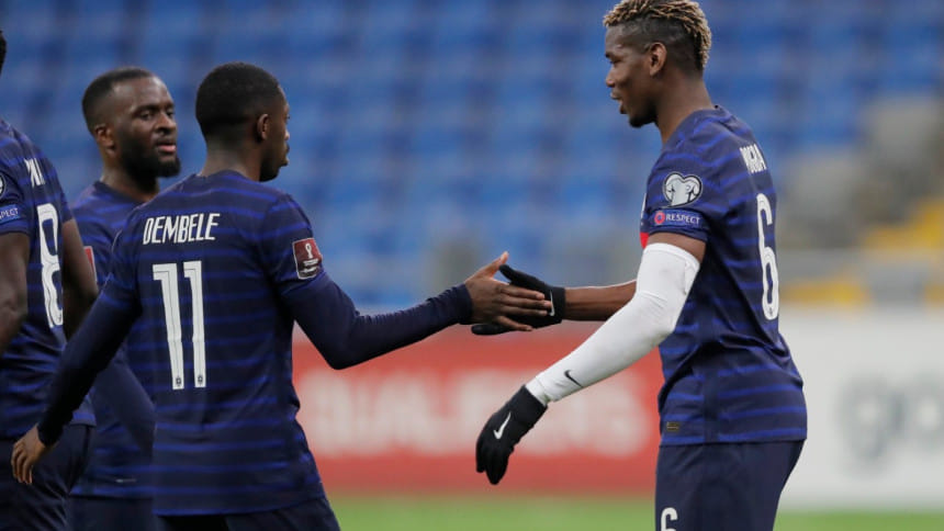 Dembele scores, Mbappe misses penalty as France beat Kazakhstan | The ...