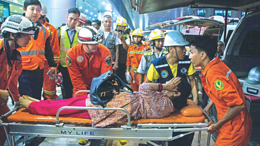Biman Bangladesh Airlines plane crash-lands in Yangon, 33 hurt