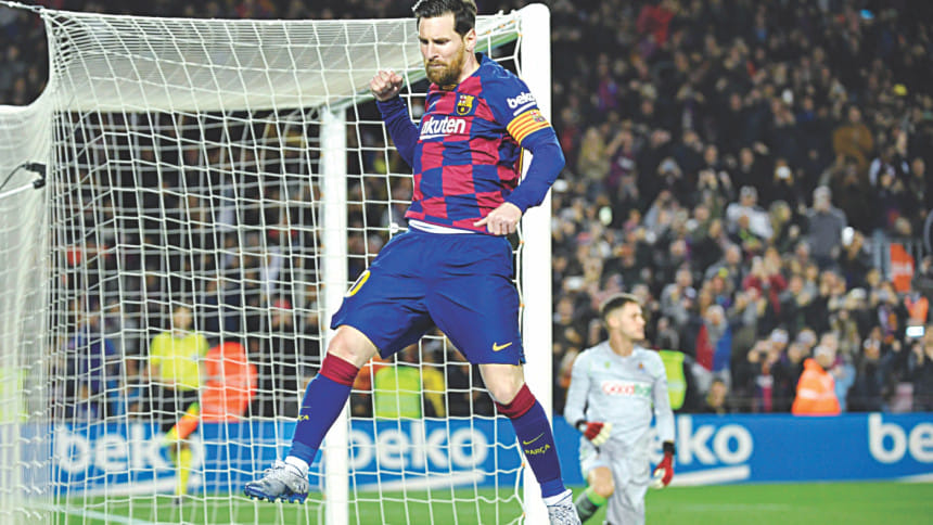 Messi and VAR hand Barca victory | The Daily Star