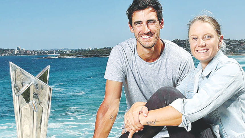 Starc jets off to watch wife in T20 WC final | The Daily Star