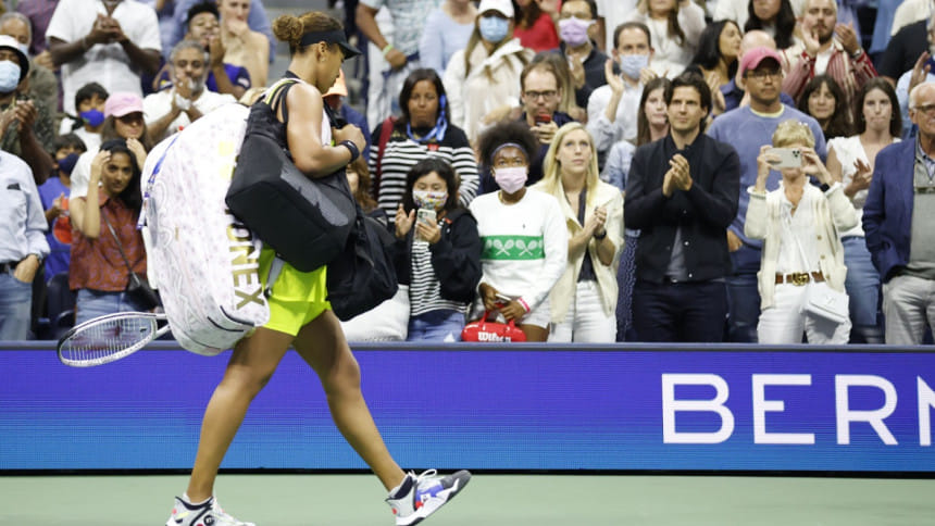 Tearful Osaka to take a break after shock loss | The Daily Star