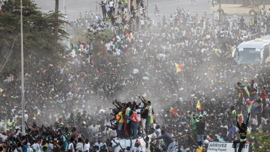 Ecstatic Senegal greet AFCON heroes on return | The Daily Star