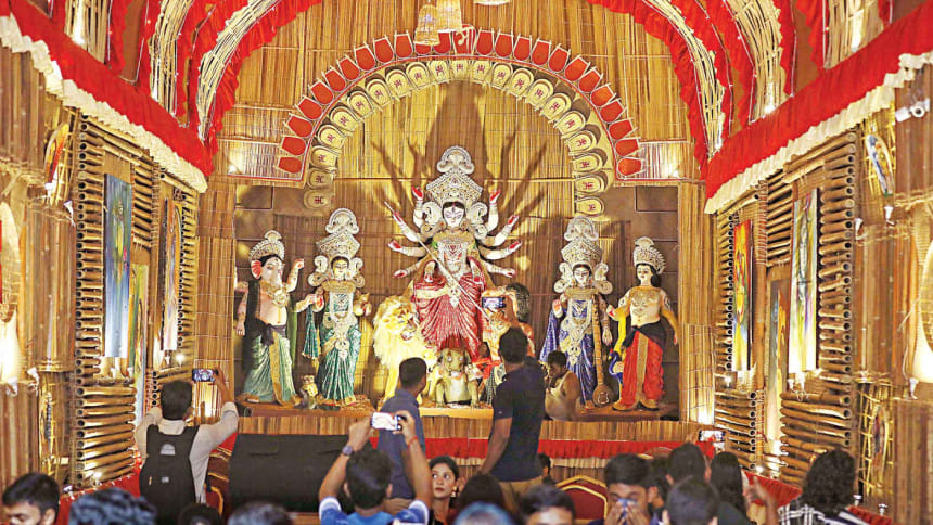 Durga Puja begins | The Daily Star