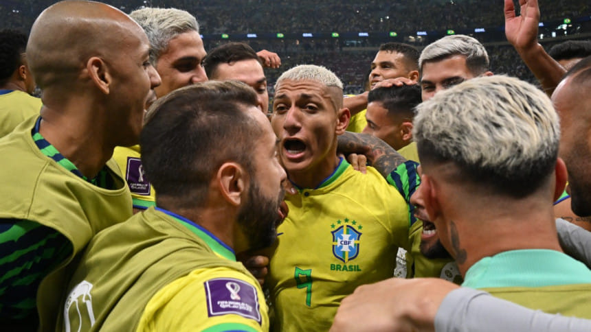 Richarlison double gives Brazil World Cup win over Serbia | The Daily Star