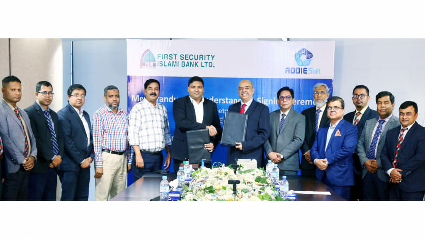 First Security Islami Bank inks deal with Addie Soft | The Daily Star