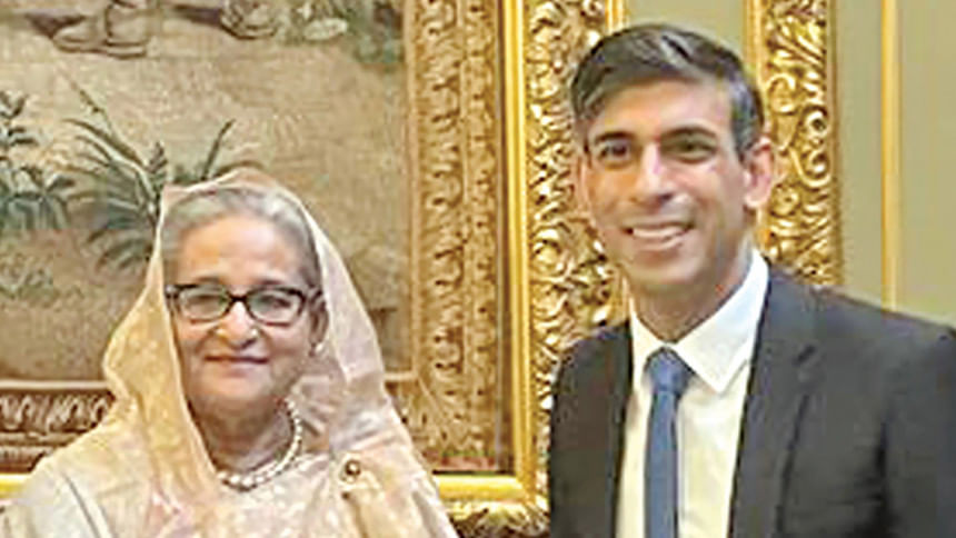 Sunak calls Hasina source of inspiration | The Daily Star
