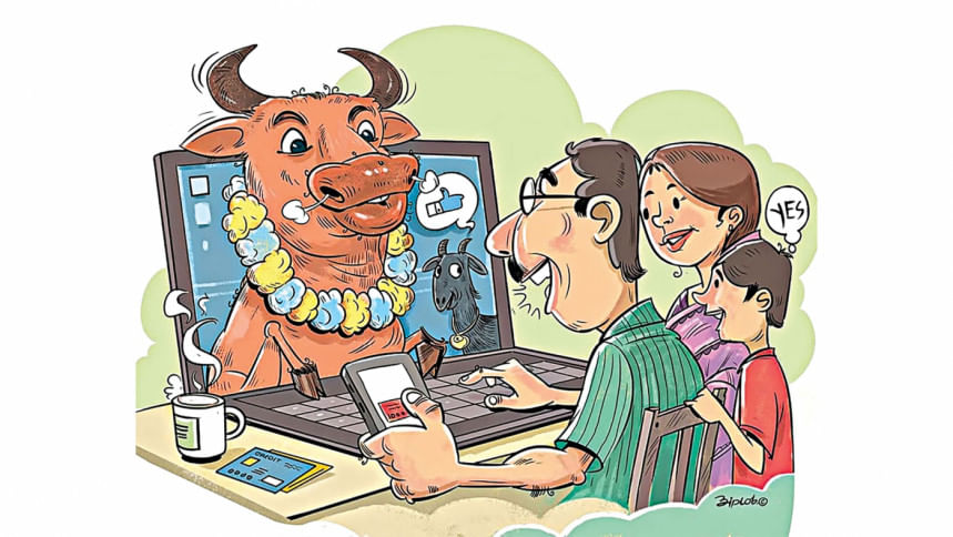 Online cattle sales rising ahead of Eid | The Daily Star