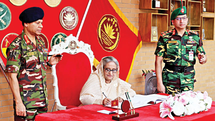 Armed forces always stand by people: PM | The Daily Star