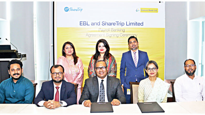 Eastern Bank, ShareTrip sign payroll deal | The Daily Star