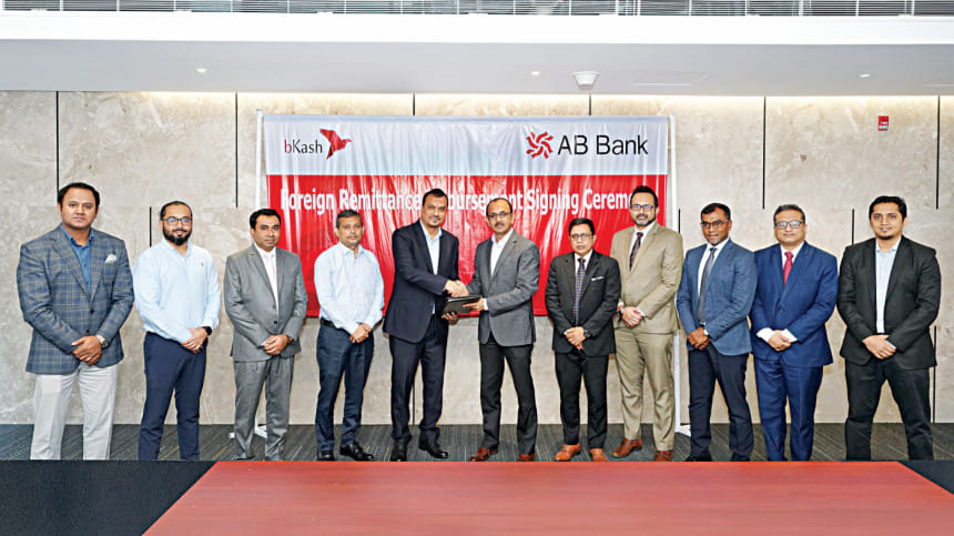 AB Bank to disburse remittance through bKash | The Daily Star