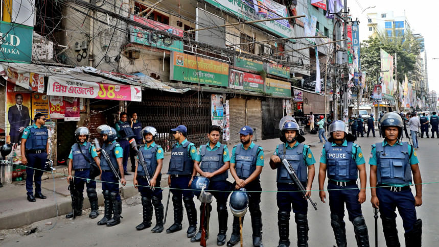 Security tight as BNP office remains locked | The Daily Star