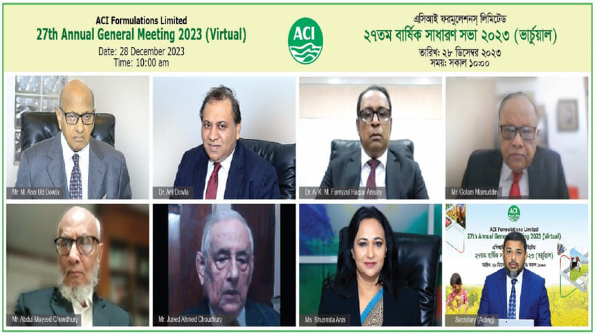 ACI Formulations declares 25% cash dividend | The Daily Star