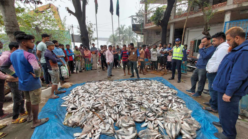 35 maunds of jatka seized | The Daily Star