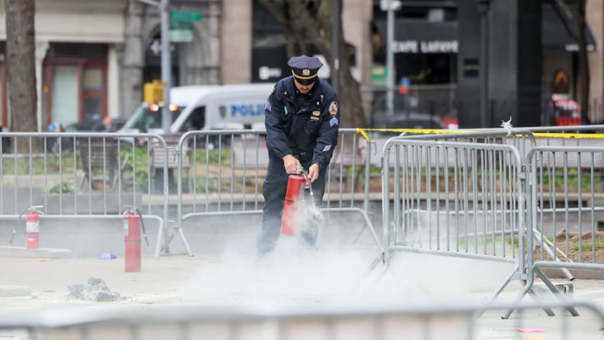 Man who set himself ablaze outside Trump courthouse has died: NYPD ...