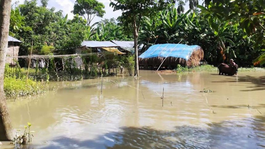 Atai river in Jashore: 3 villages inundated as dam breaks | The Daily Star