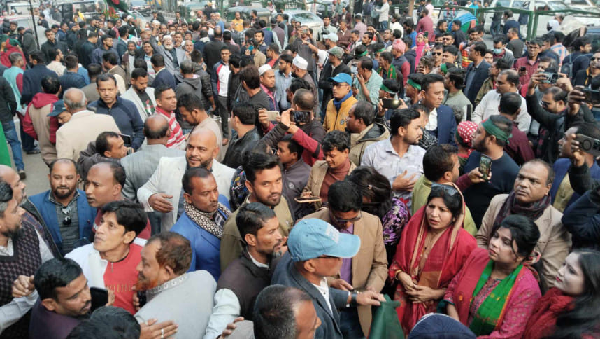 BNP Affiliates Begin Long March to Akhaura Border in Agartala | BNP's 3 ...