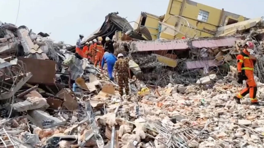 Myanmar quake: 26-year-old worker rescued after 5 days | The Daily Star