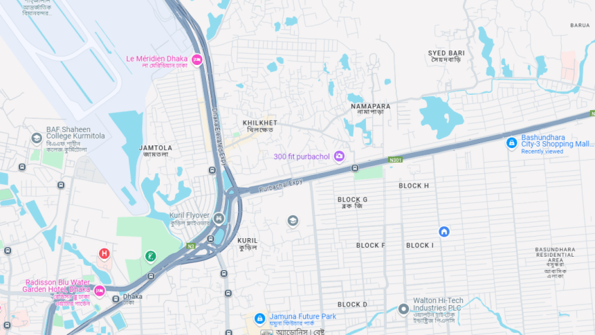 Khilkhet to Kuril, Bashundhara Road Closed | Khilkhet to Kuril ...