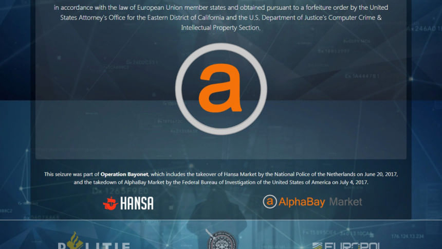Dark web marketplaces AlphaBay, Hansa shut down
