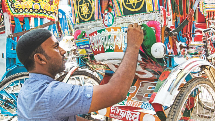 Art and assembly: The making of a rickshaw | The Daily Star