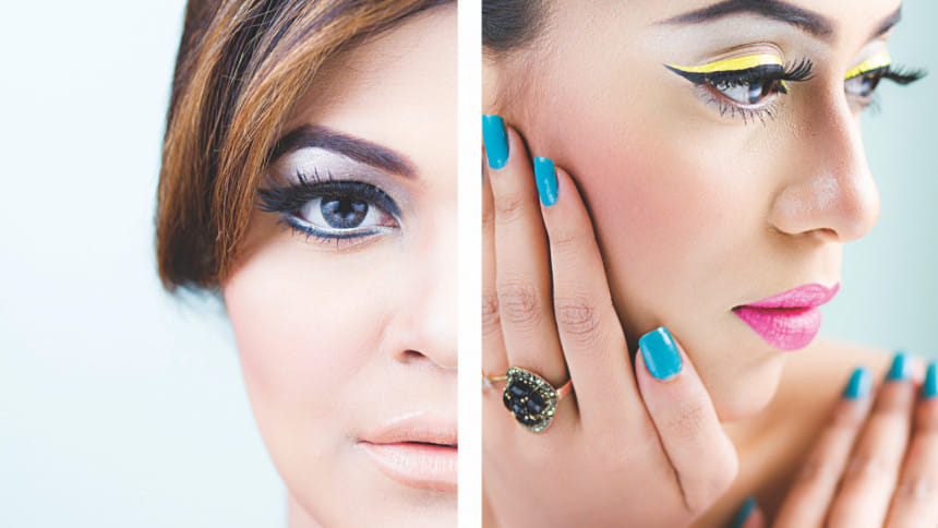 Art on eyelids | The Daily Star