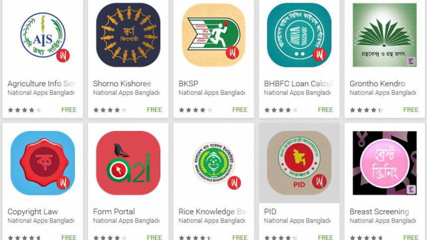Govt launches 500 mobile apps for better service | The Daily Star