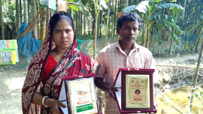 Once broke, Naren gains solvency by fish farming | The Daily Star