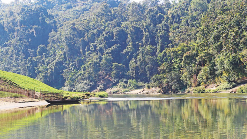 The waterfall on the Sangu | The Daily Star