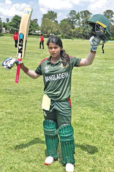 Ton-up Sharmin propels Tigresses | The Daily Star