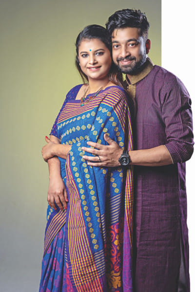 Sabnam Faria and Harunur Rashid Opu's married life romance -Daily Star
