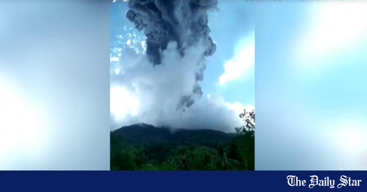 Volcano in eastern Indonesia erupts, thousands evacuated | The Daily Star