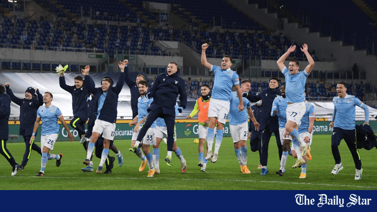 Lazio take derby honours with 3-0 win | The Daily Star
