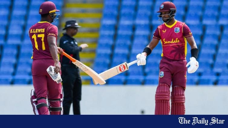 Lewis ton helps Windies clinch SL series | The Daily Star