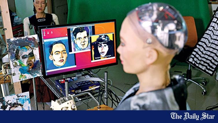 NFT artwork by humanoid robot sells for $688,888 | The Daily Star