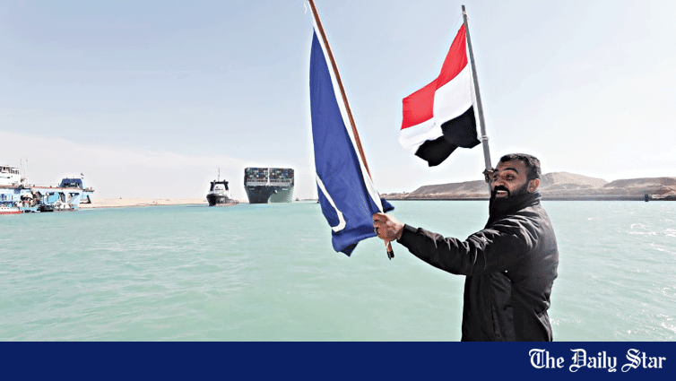 Traffic in Suez Canal resumes after stranded ship refloated | The Daily ...