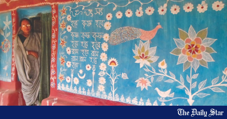 A village of alpona | The Daily Star