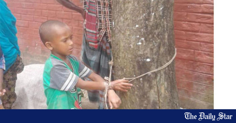 Boy tied to tree on theft charge | The Daily Star