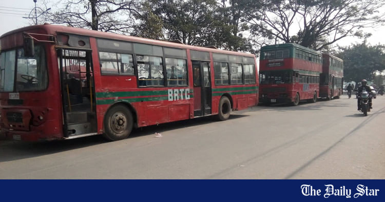 New BRTC buses from India arrive in Dhaka | The Daily Star