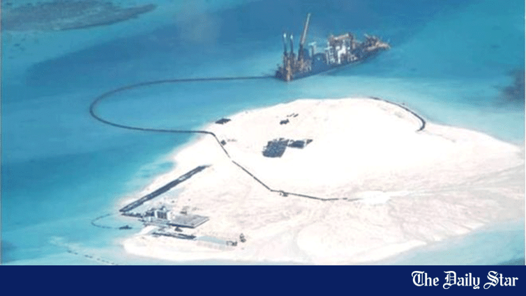 China building ‘great wall of sand’ | The Daily Star