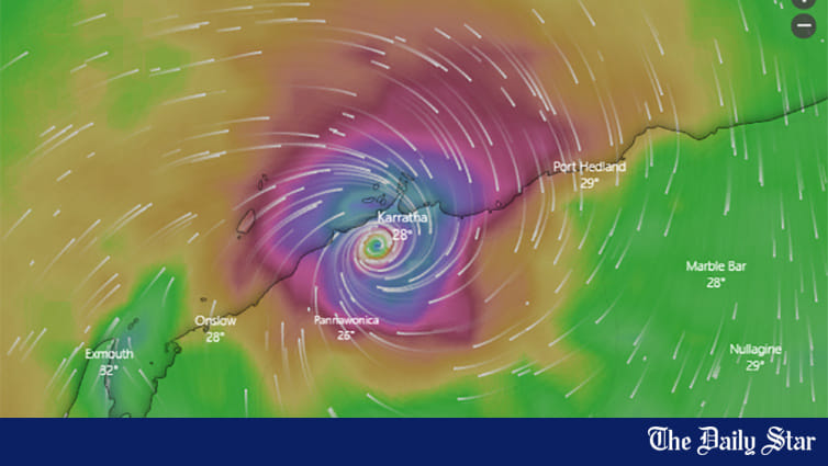 Cyclone Damien batters northwestern Australia | The Daily Star