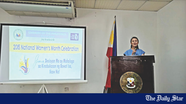 AIUB VC gives speech at Philippines embassy on women's empowerment ...