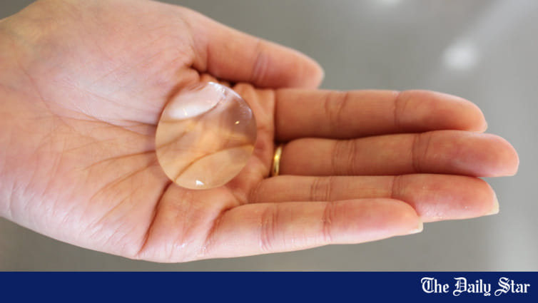 The edible water bottle you can eat
