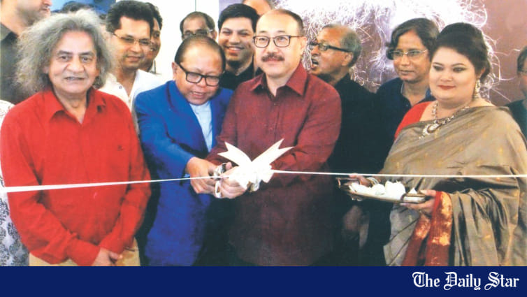 Shahabuddin Ahmed's solo exhibition at Dhaka's Creative the Art Gallery