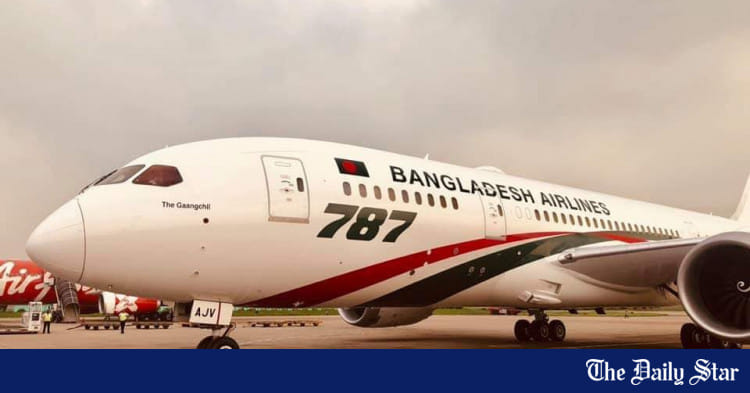 Biman welcomes 3rd Dreamliner ‘Gangchil’ | The Daily Star
