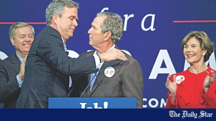 GW Bush bats for Jeb in S Carolina | The Daily Star