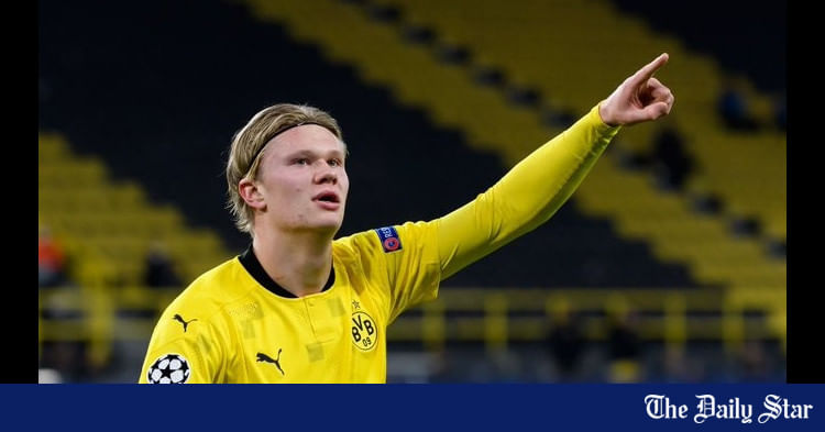 Haaland smashes Champions League scoring record | The Daily Star