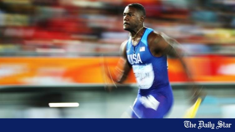Gatlin trumps De Grasse, Thompson shines at World Relays